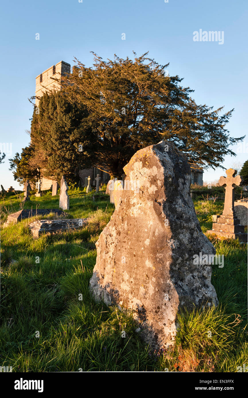 A probable Bronze Age standing stone reused as a gravestone in the ...