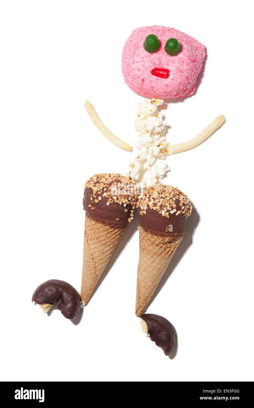 Group junk food sweet Cut Out Stock Images & Pictures - Alamy