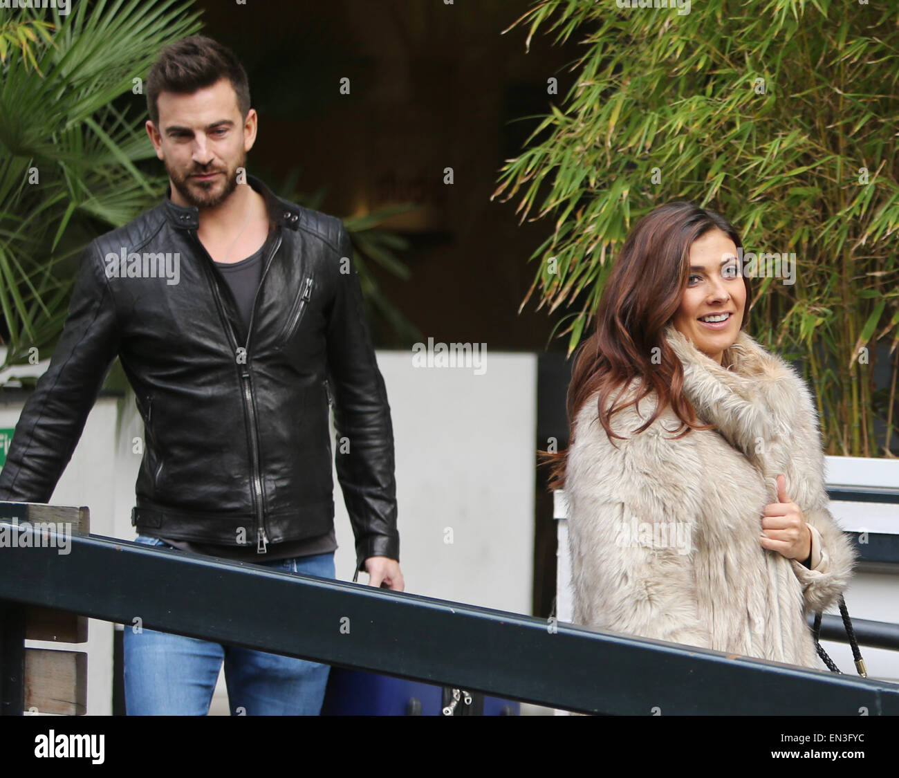 Kym Marsh and boyfriend Dan Hooper outside the ITV Studios Featuring ...