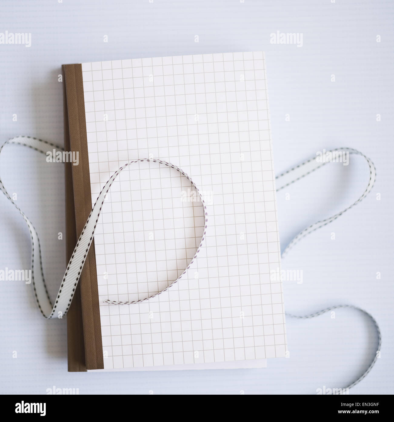Two hardcover notebooks with ribbon Stock Photo - Alamy