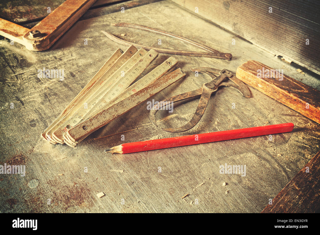 Ancient tools of carpentry hi-res stock photography and images - Alamy