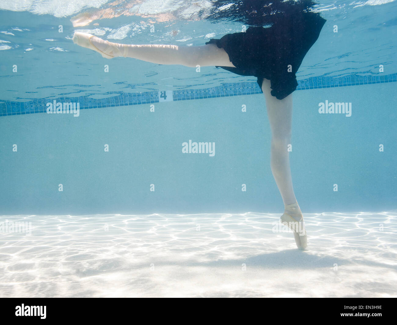 USA, Utah, Orem, Female ballet dancer under water Stock Photo - Alamy