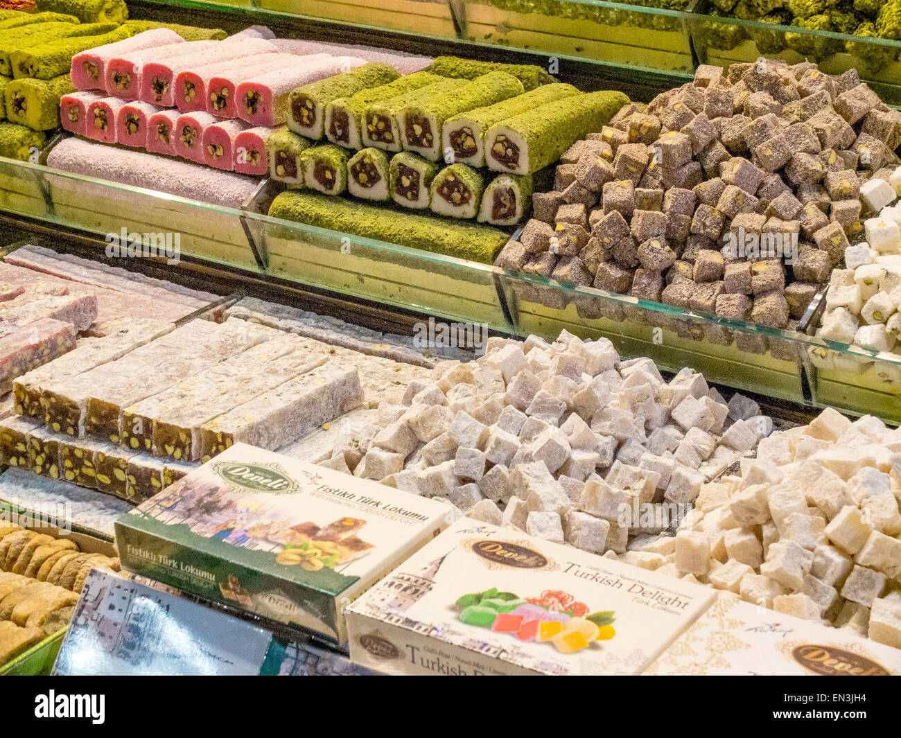 Colorful assortment turkish delight hi-res stock photography and images ...