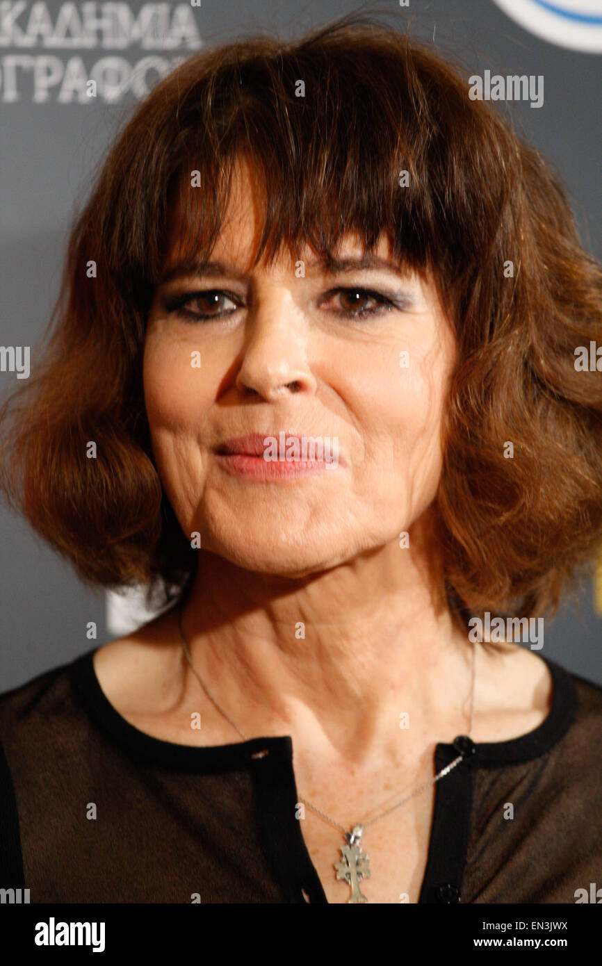 French actress FANNY ARDANT attends at the 15th Hellenic Film Awards at ...