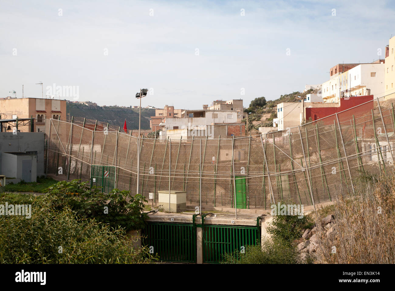 African migration fences hi-res stock photography and images - Alamy