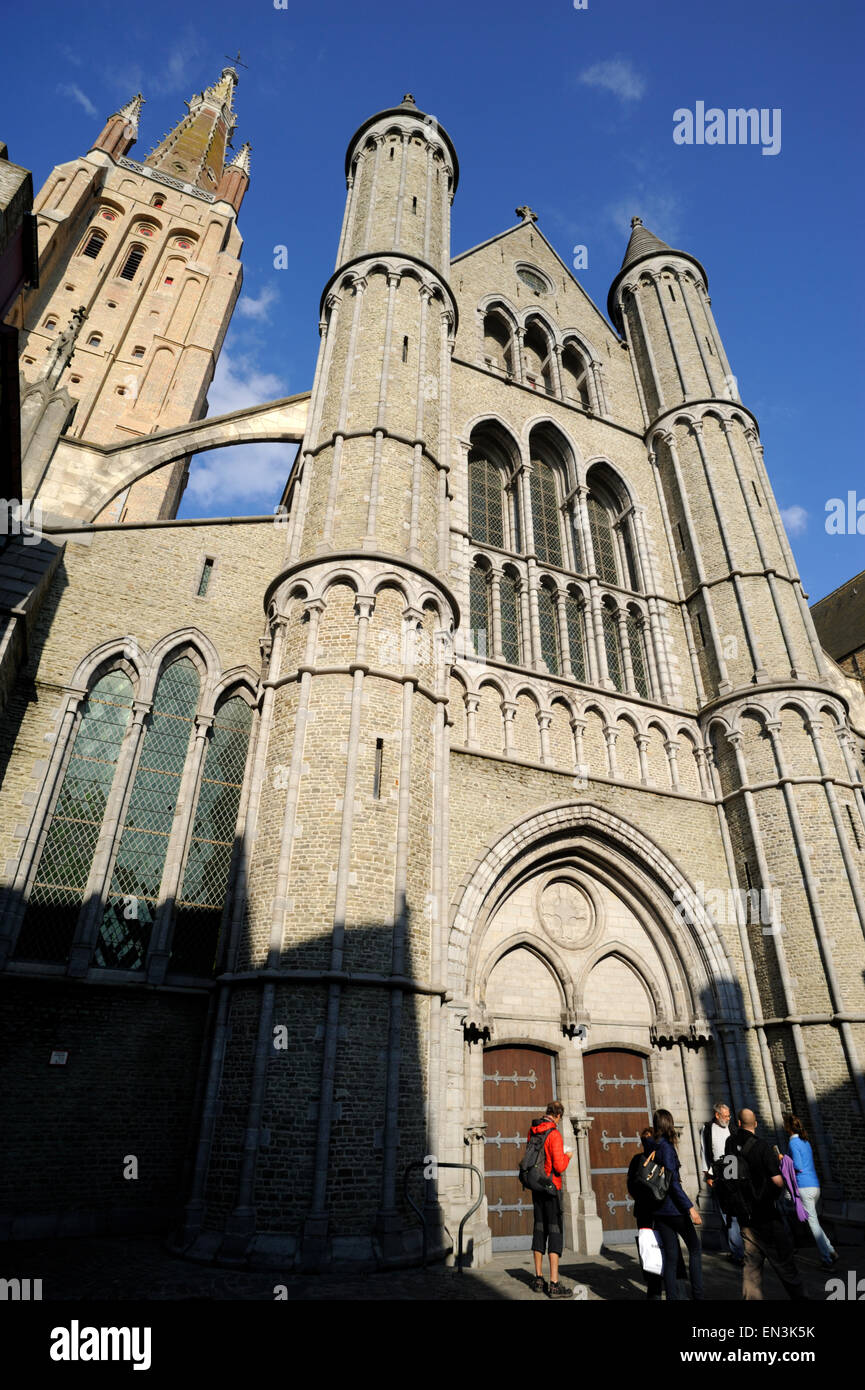 Belgium, Bruges, church of our lady Stock Photo - Alamy