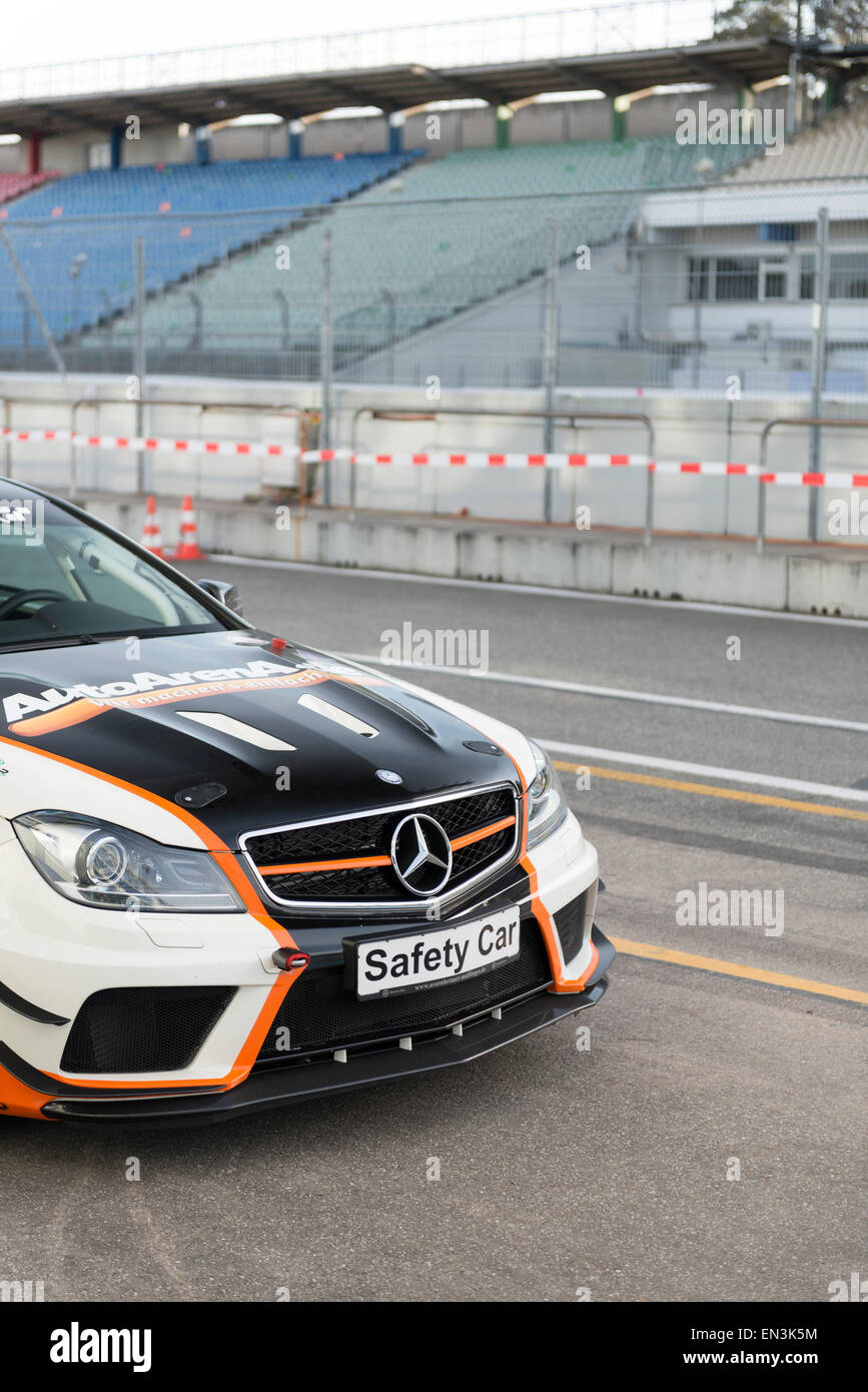 Mercedes Benz Safety Car on Race Track Stock Photo - Alamy