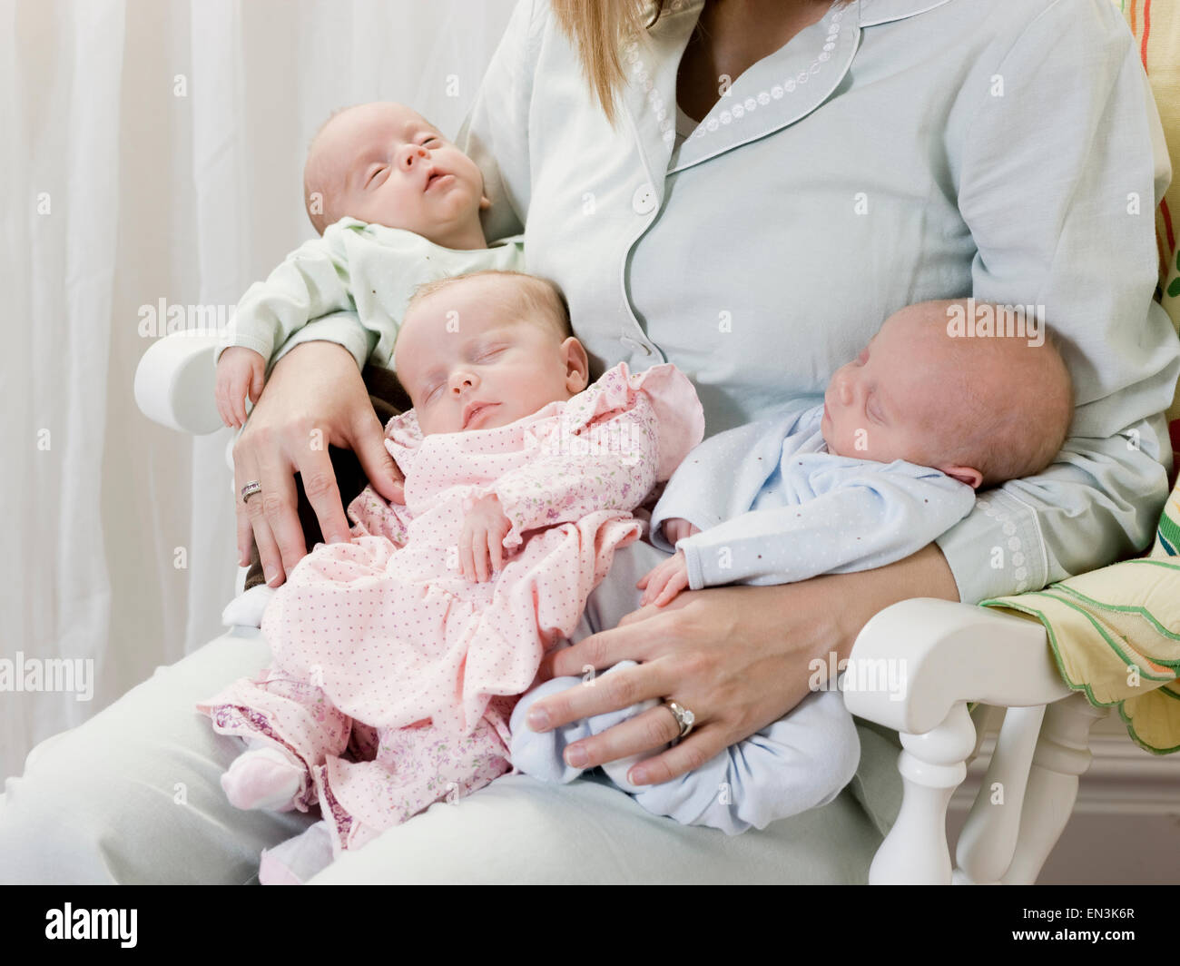 Triplets girls hi-res stock photography and images - Alamy