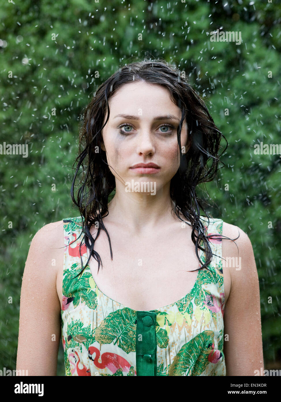Woman in soaking wet dress hi-res stock photography and images - Alamy