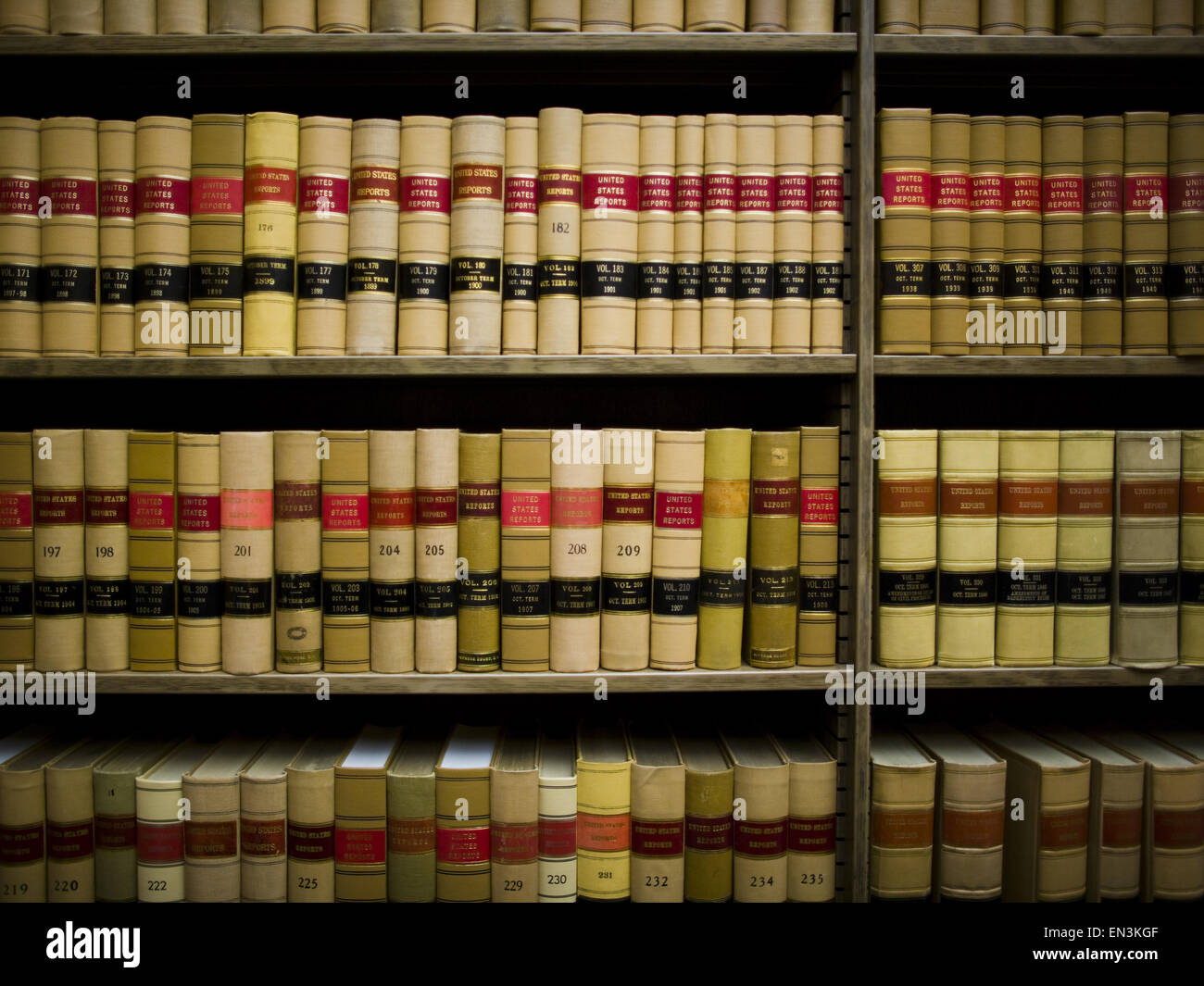 Hardcover Books in Library Stock Photo - Alamy