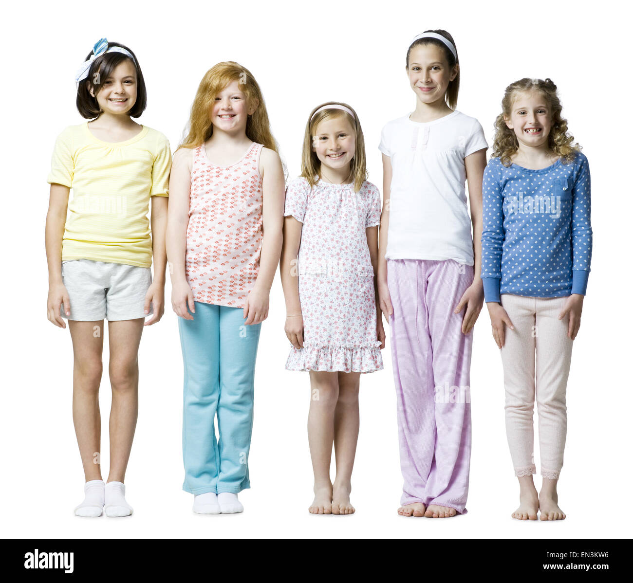 Full length happy girls Cut Out Stock Images & Pictures - Alamy