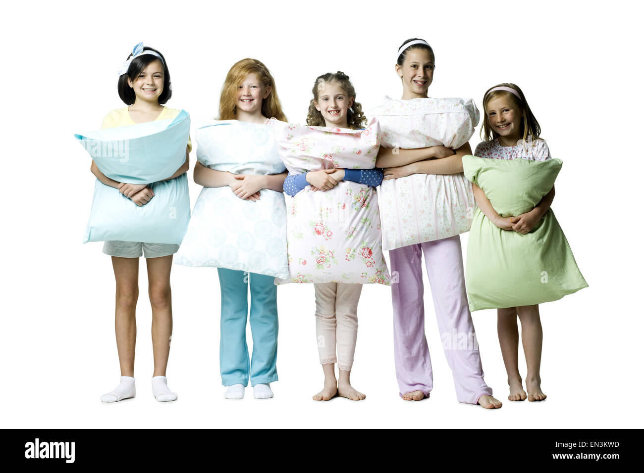 Full length happy girls Cut Out Stock Images & Pictures - Alamy