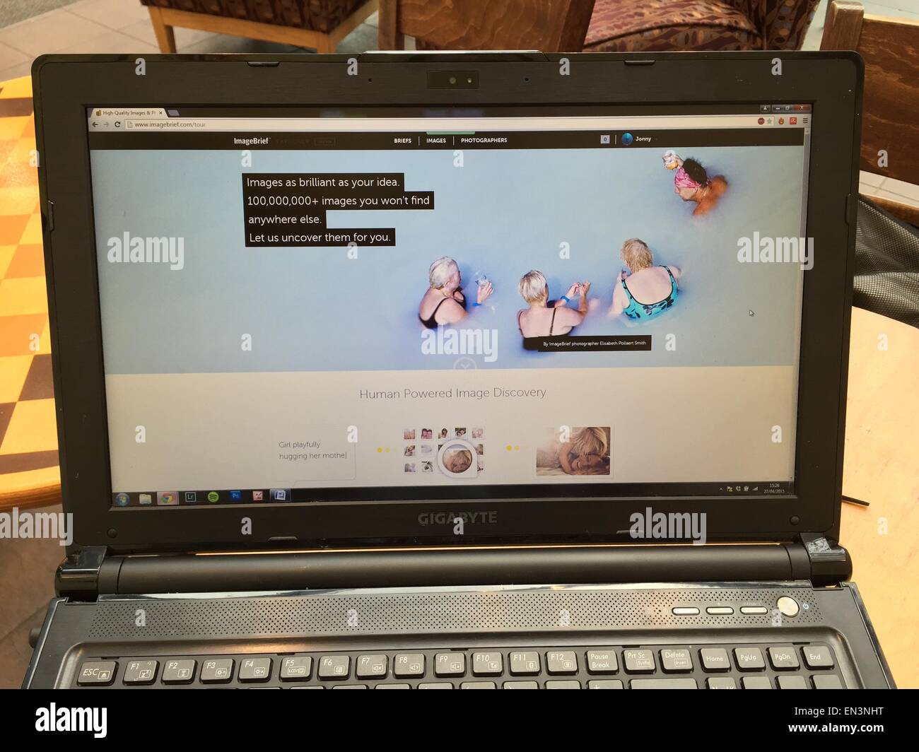 Imagebrief home page Stock Photo - Alamy