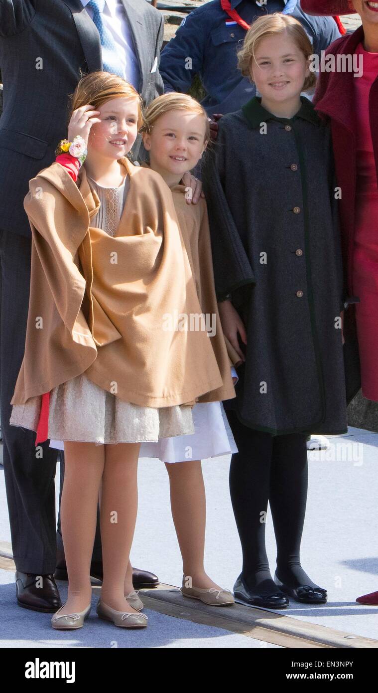 Dordrecht, The Netherlands. 27th Apr, 2015. Princess Amalia, Princess ...