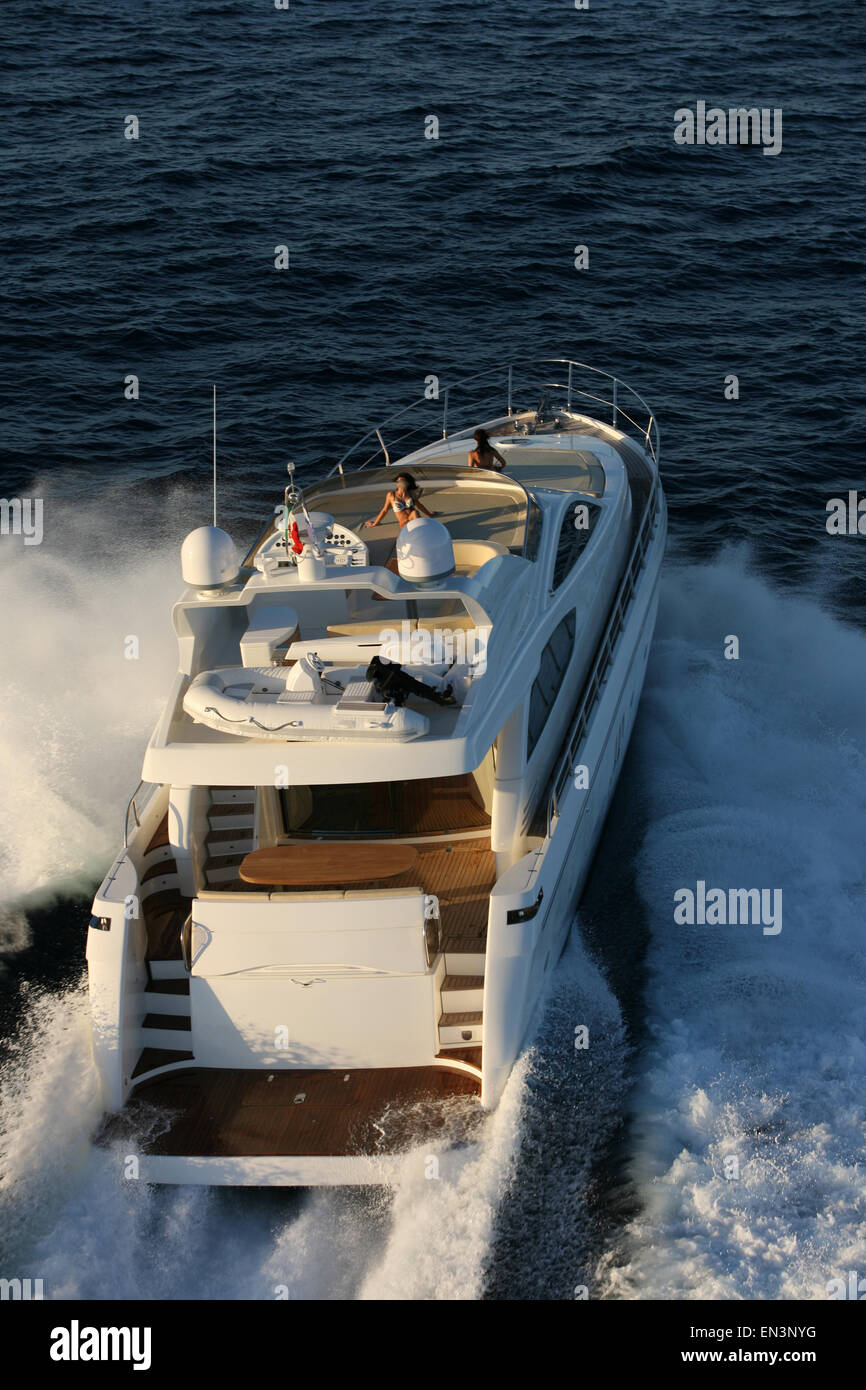 luxury motor yacht Stock Photo - Alamy