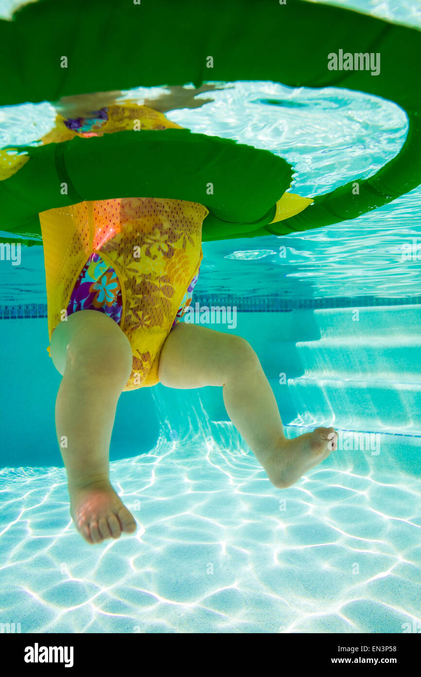 baby in a swimming pool Stock Photo - Alamy