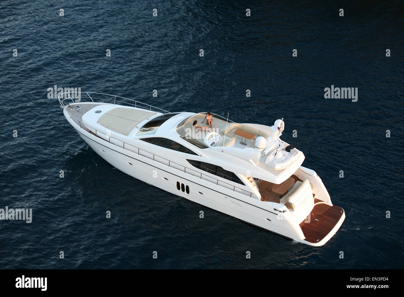 luxury motor yacht Stock Photo - Alamy