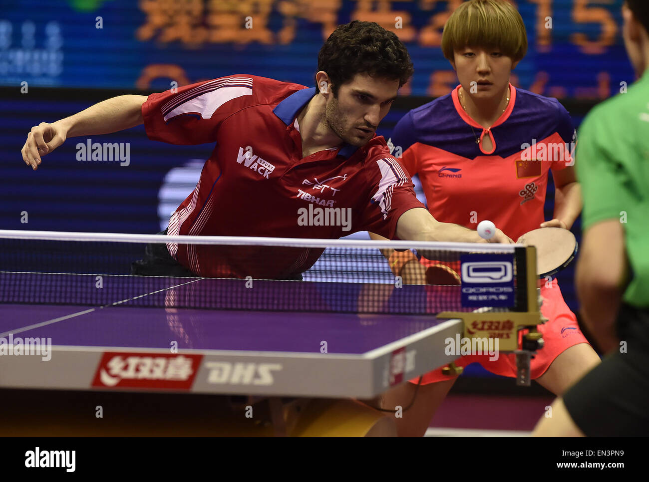 Suzhou, China's Jiangsu Province. 27th Apr, 2015. China's Chen Meng ...