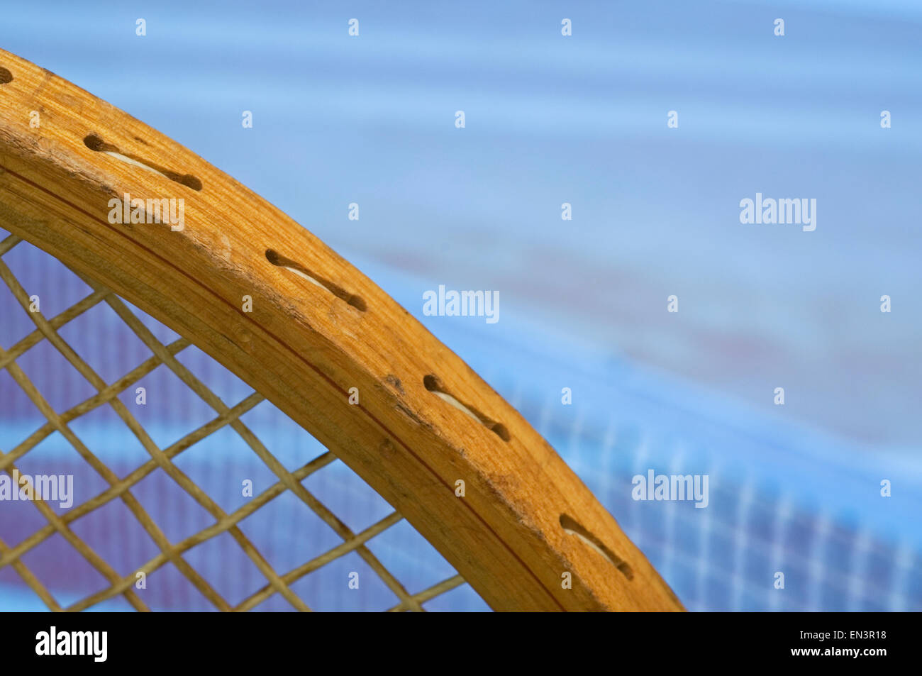 Wooden tennis racket hi-res stock photography and images - Alamy