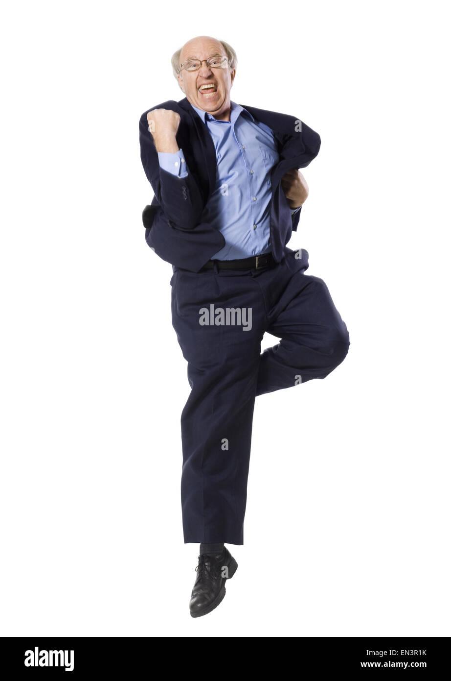 Celebrating man Cut Out Stock Images & Pictures - Alamy