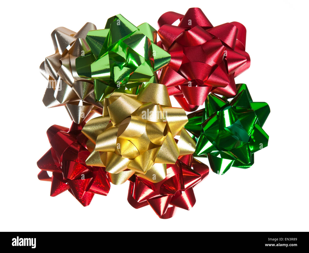 Studio shot of shiny gift bows Stock Photo - Alamy