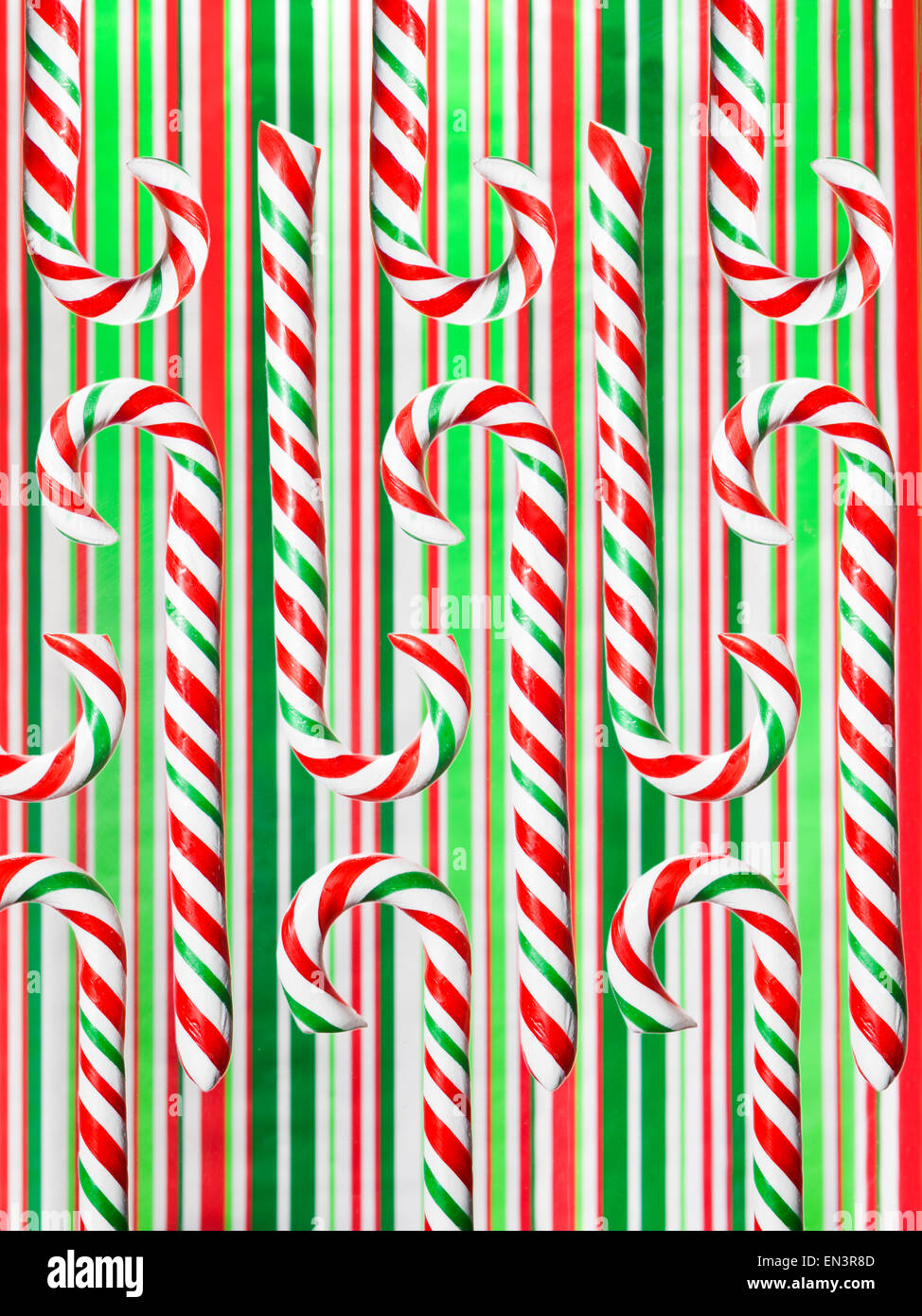 Studio shot of candy canes Stock Photo - Alamy