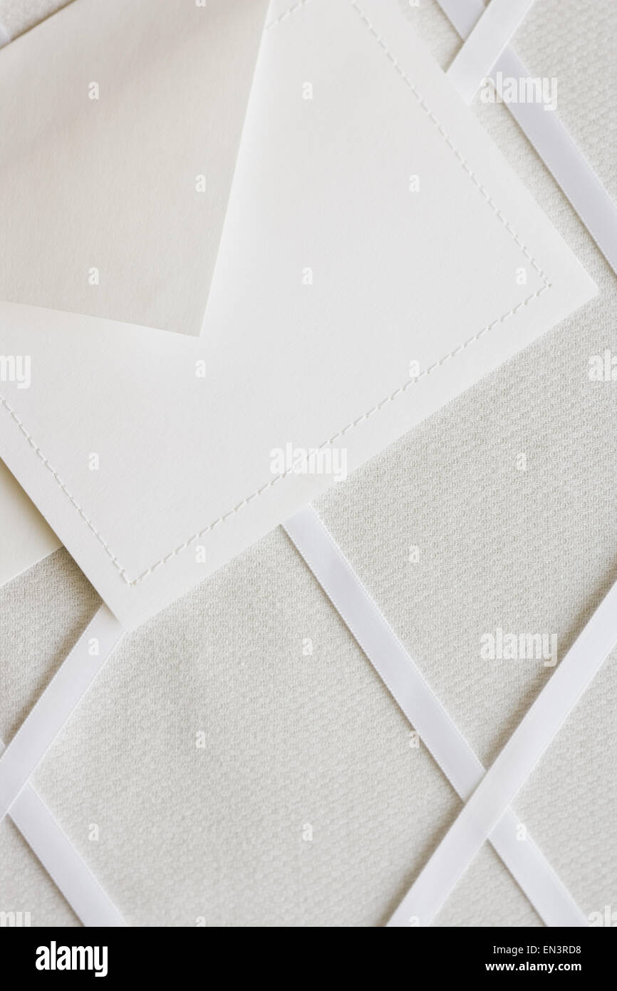 Stationary with ribbon Stock Photo - Alamy