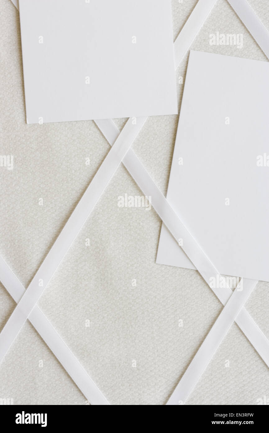 Stationary with ribbon Stock Photo - Alamy