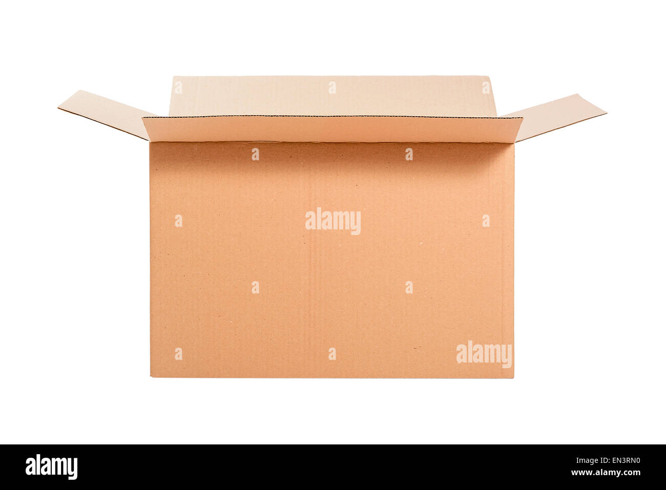Opened cardboard box Stock Photo - Alamy