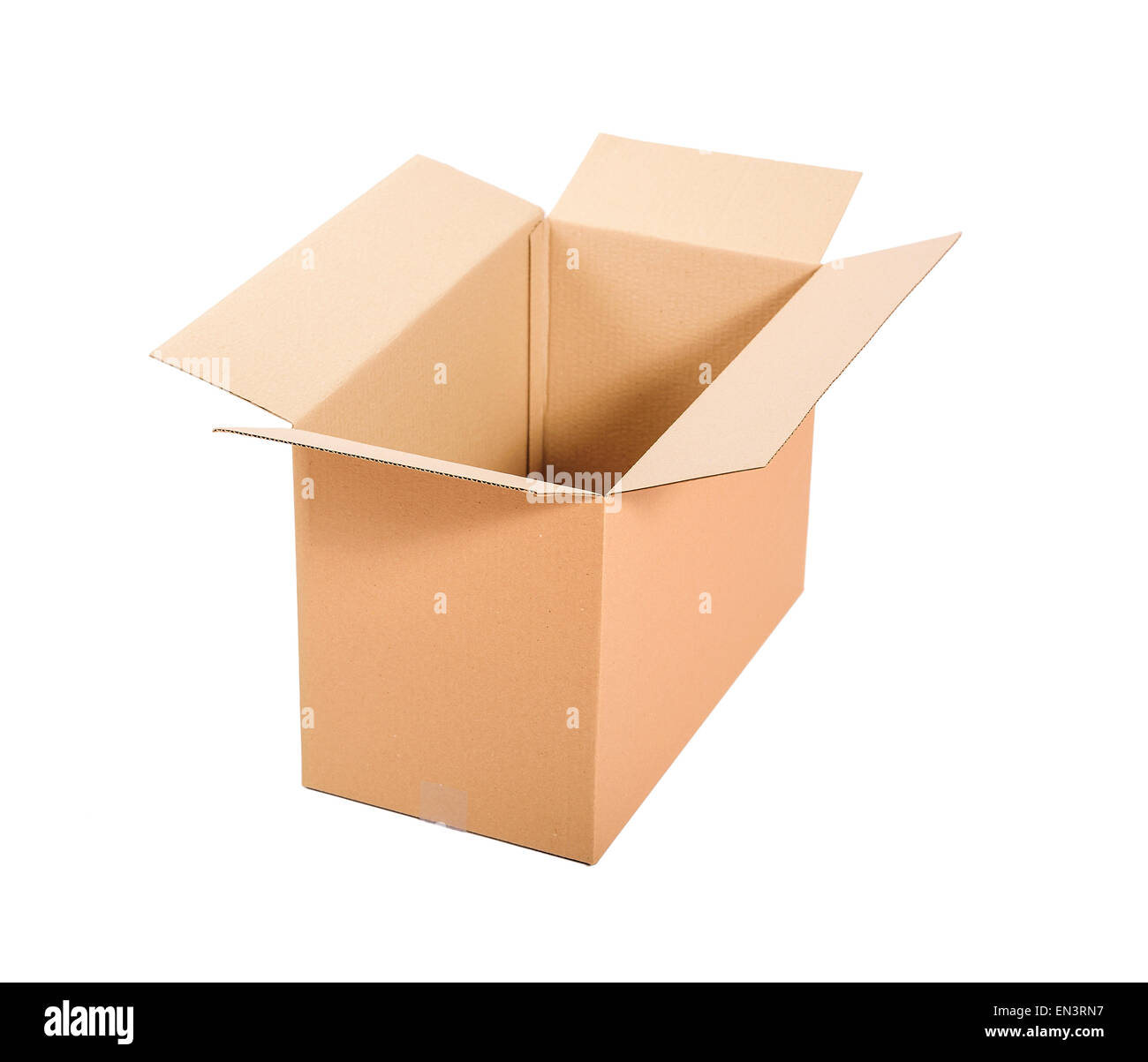 Opened cardboard box Stock Photo - Alamy