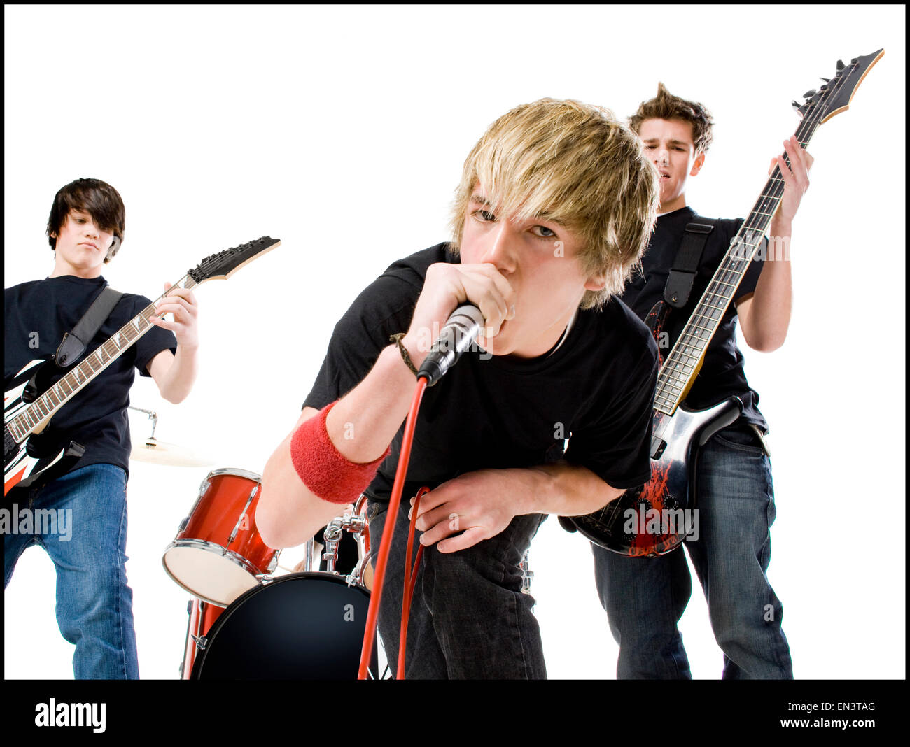 teenage rock band Stock Photo - Alamy