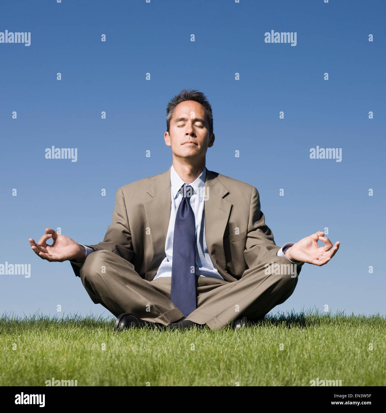 One meditating hi-res stock photography and images - Alamy