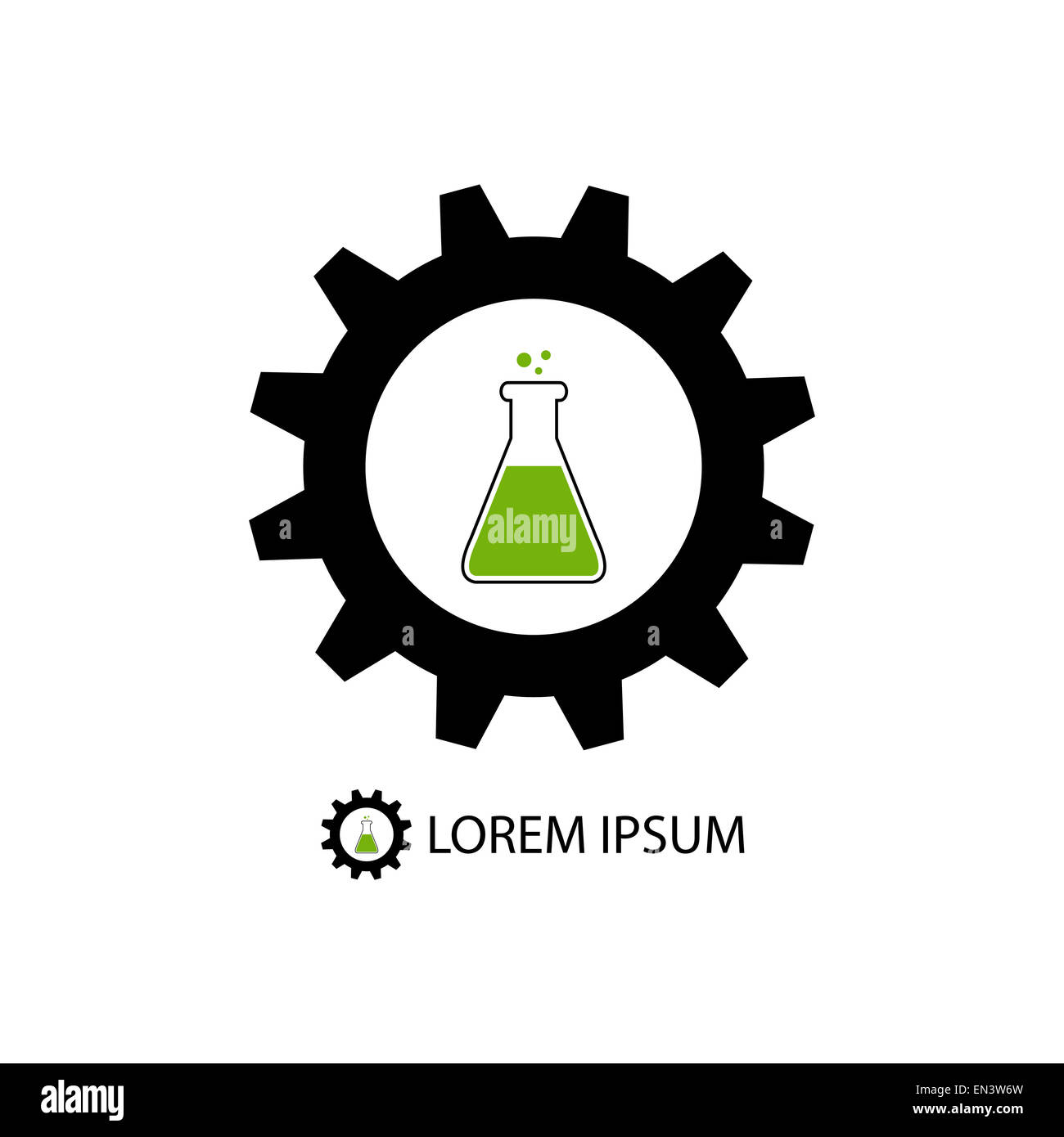 Chemical industry logo Stock Photo - Alamy