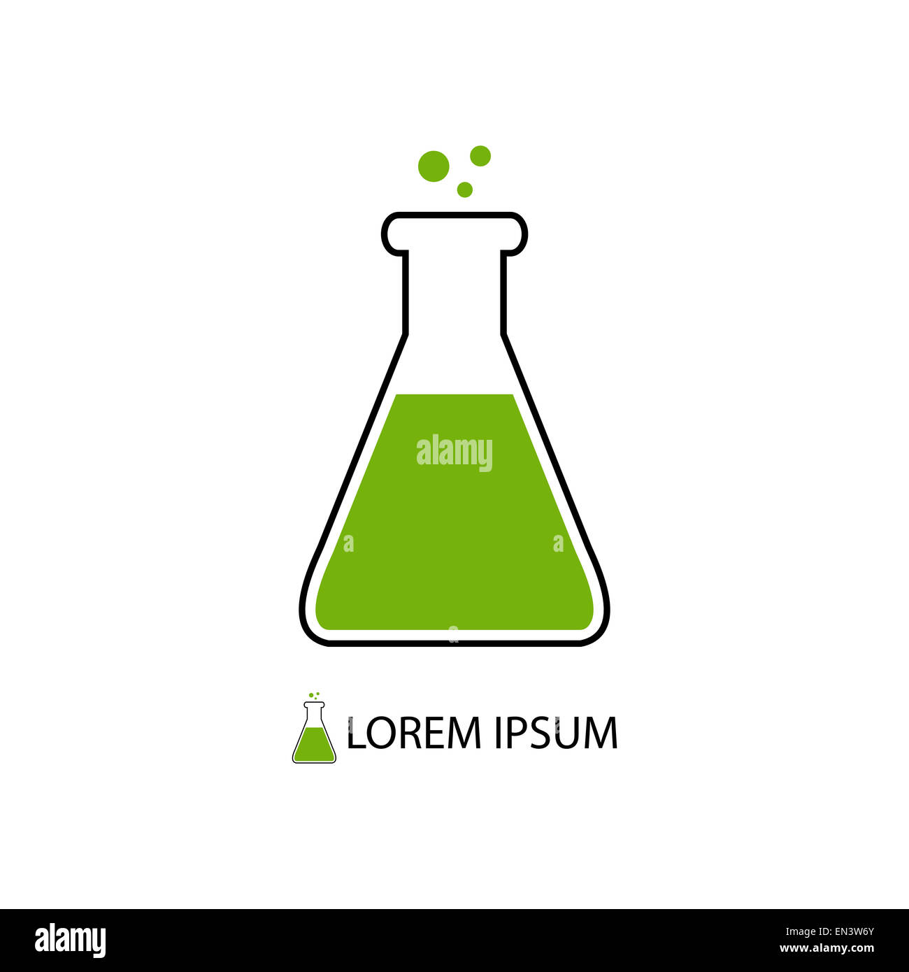 Flask liquid color icon Cut Out Stock Images & Pictures - Alamy