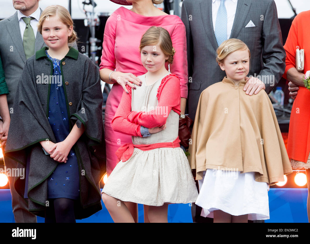 Dordrecht, The Netherlands. 27th Apr, 2015. Princess Amalia, Princess ...