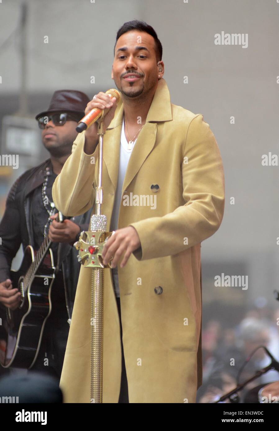 New York, NY, USA. 27th Apr, 2015. Romeo Santos on stage for NBC Today ...
