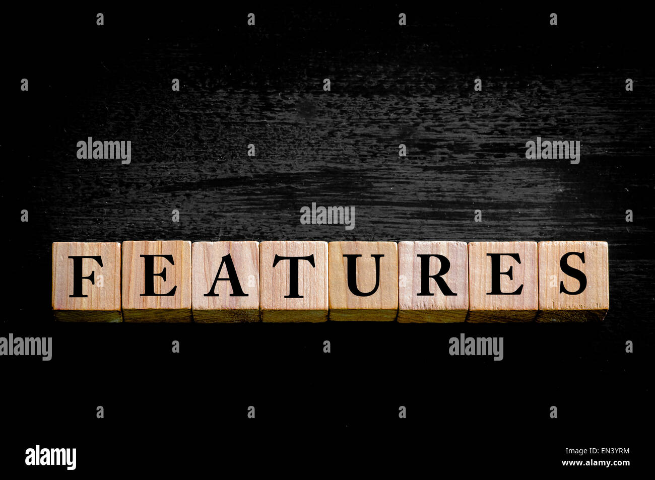 Features word hi-res stock photography and images - Alamy