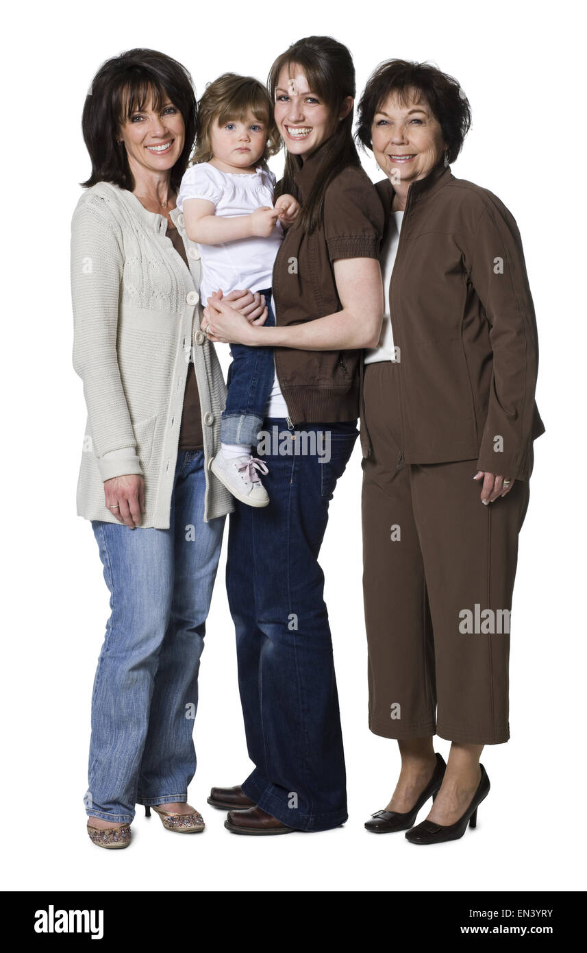 four generations of women Stock Photo - Alamy