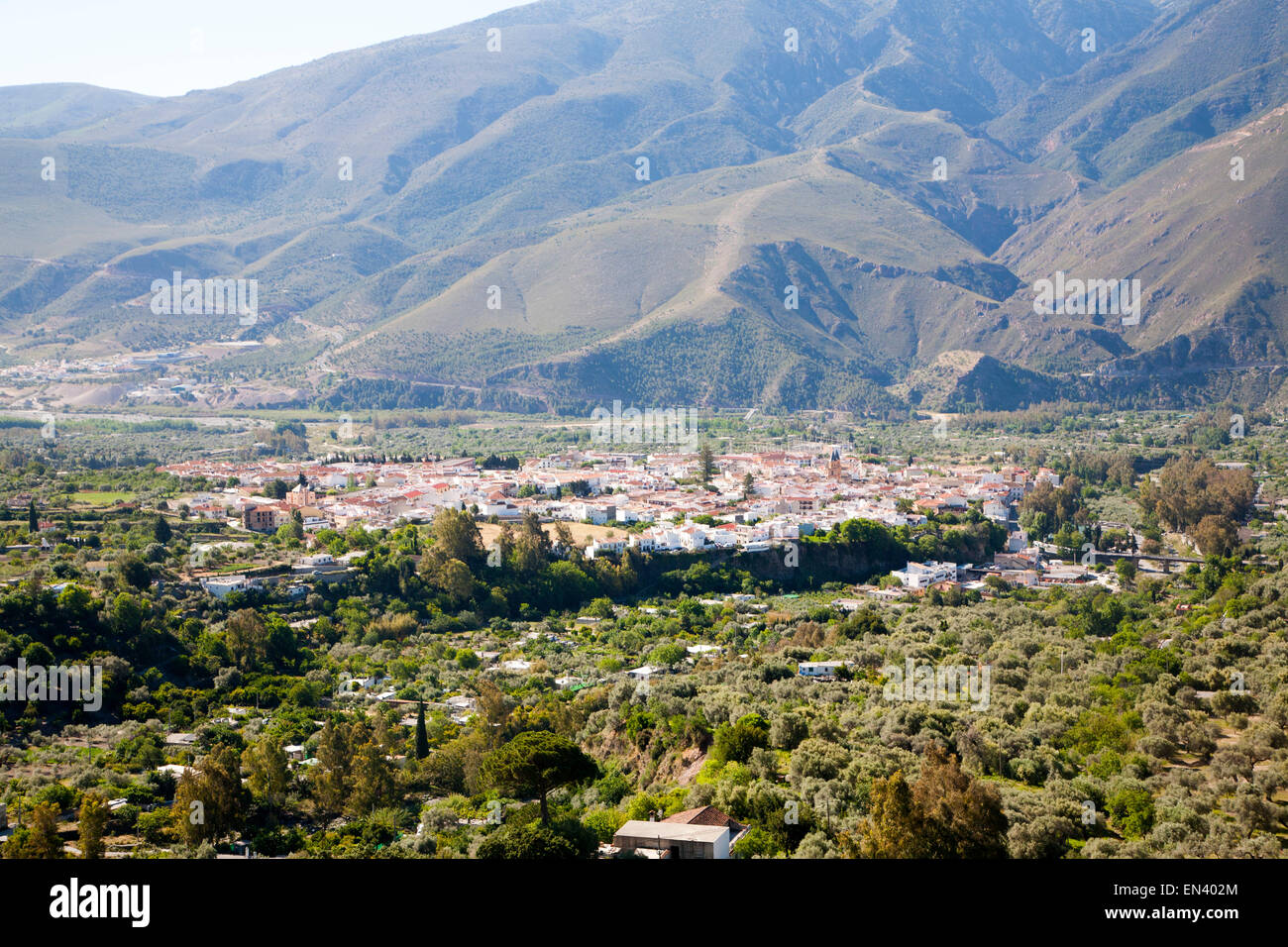 Town of Orgiva, Alpujarra area, Granada province, Spain Stock Photo - Alamy