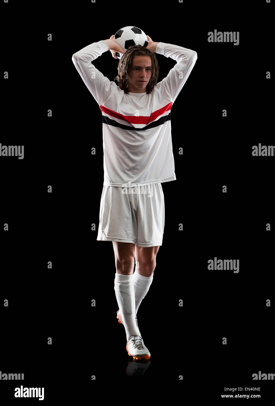Soccer player throw in hi-res stock photography and images - Alamy