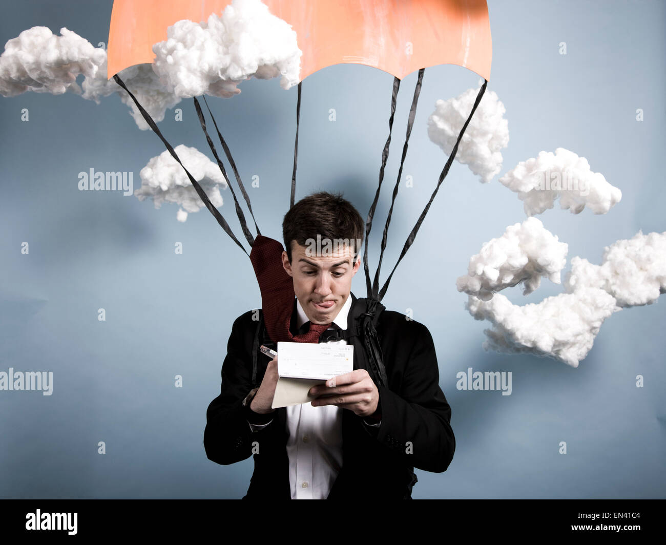 Parachuting horizontal hi-res stock photography and images - Alamy