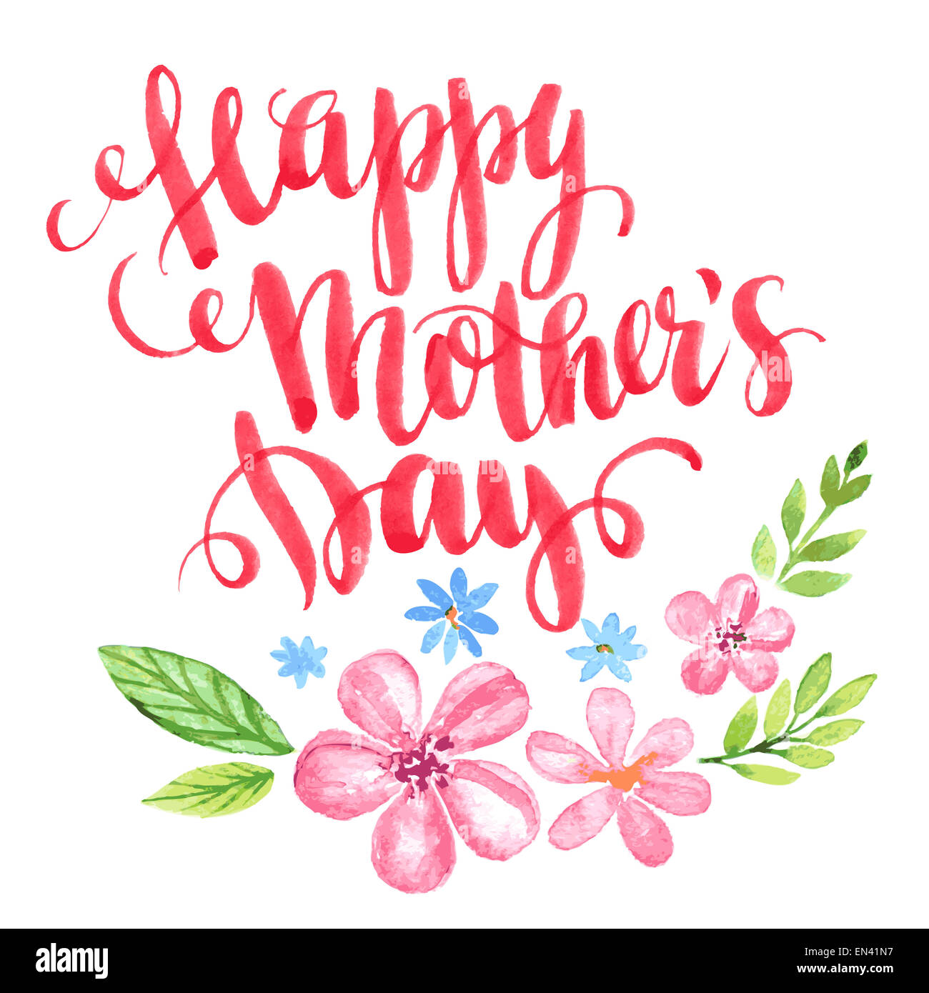 Mothers day flower bouquet Cut Out Stock Images & Pictures - Alamy