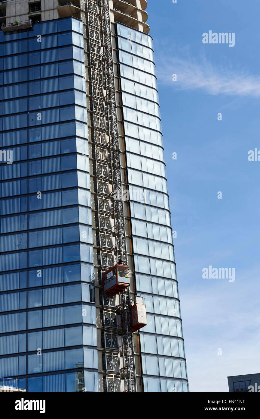 New high rise residential development, under construction, City Road ...