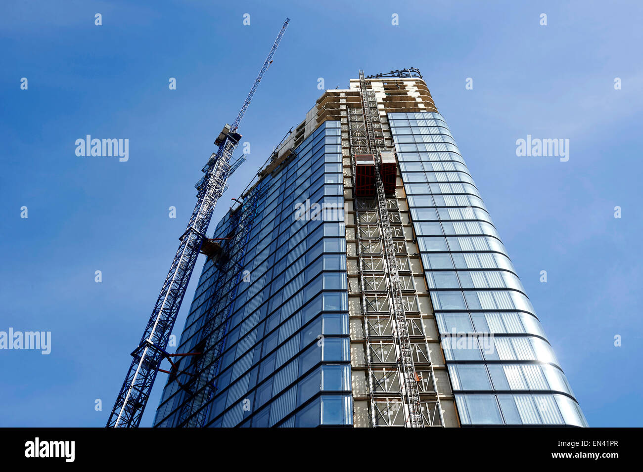 New high rise residential development, under construction, City Road ...