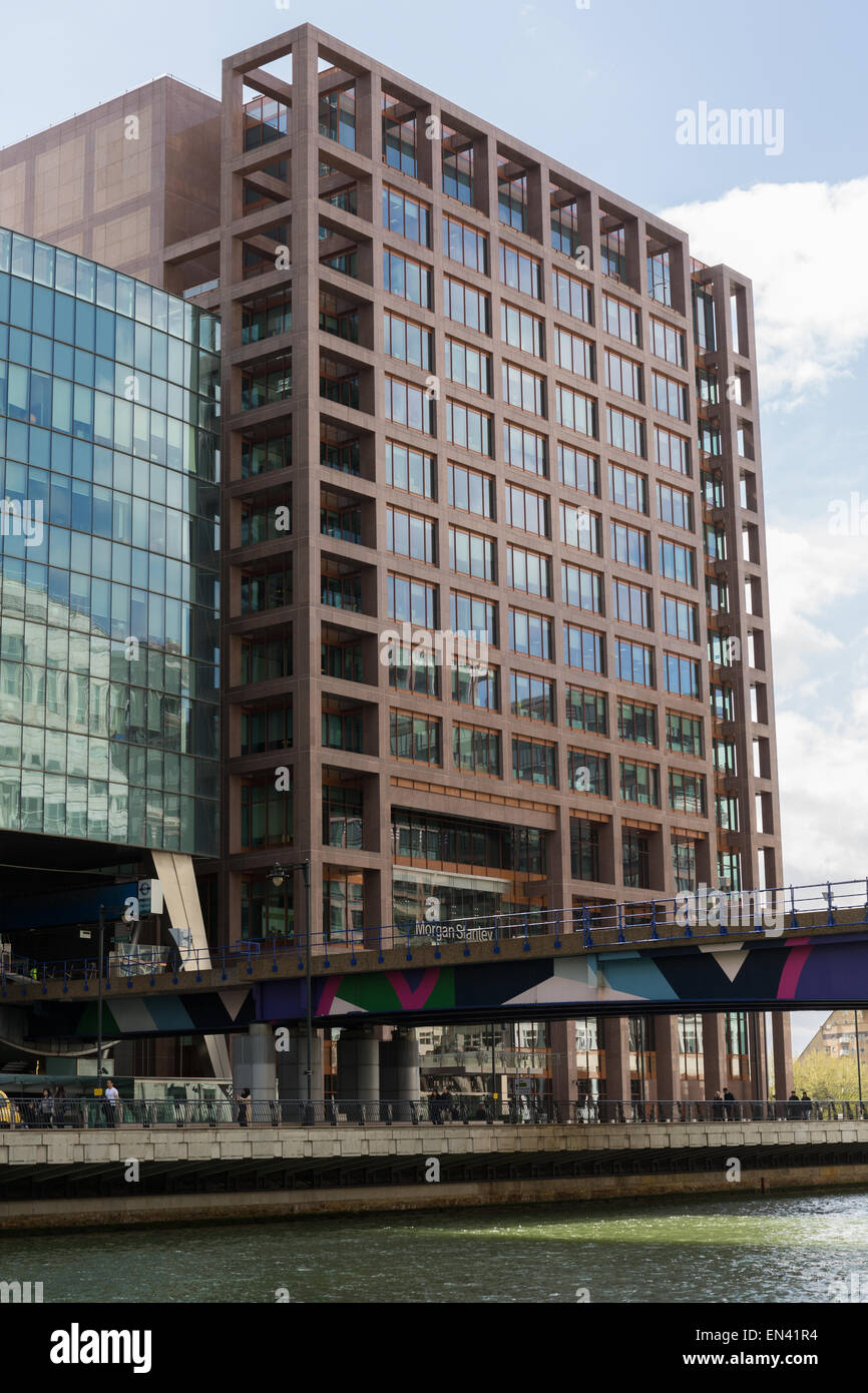 Morgan Stanley office building in Canary Wharf London Uk Stock Photo ...