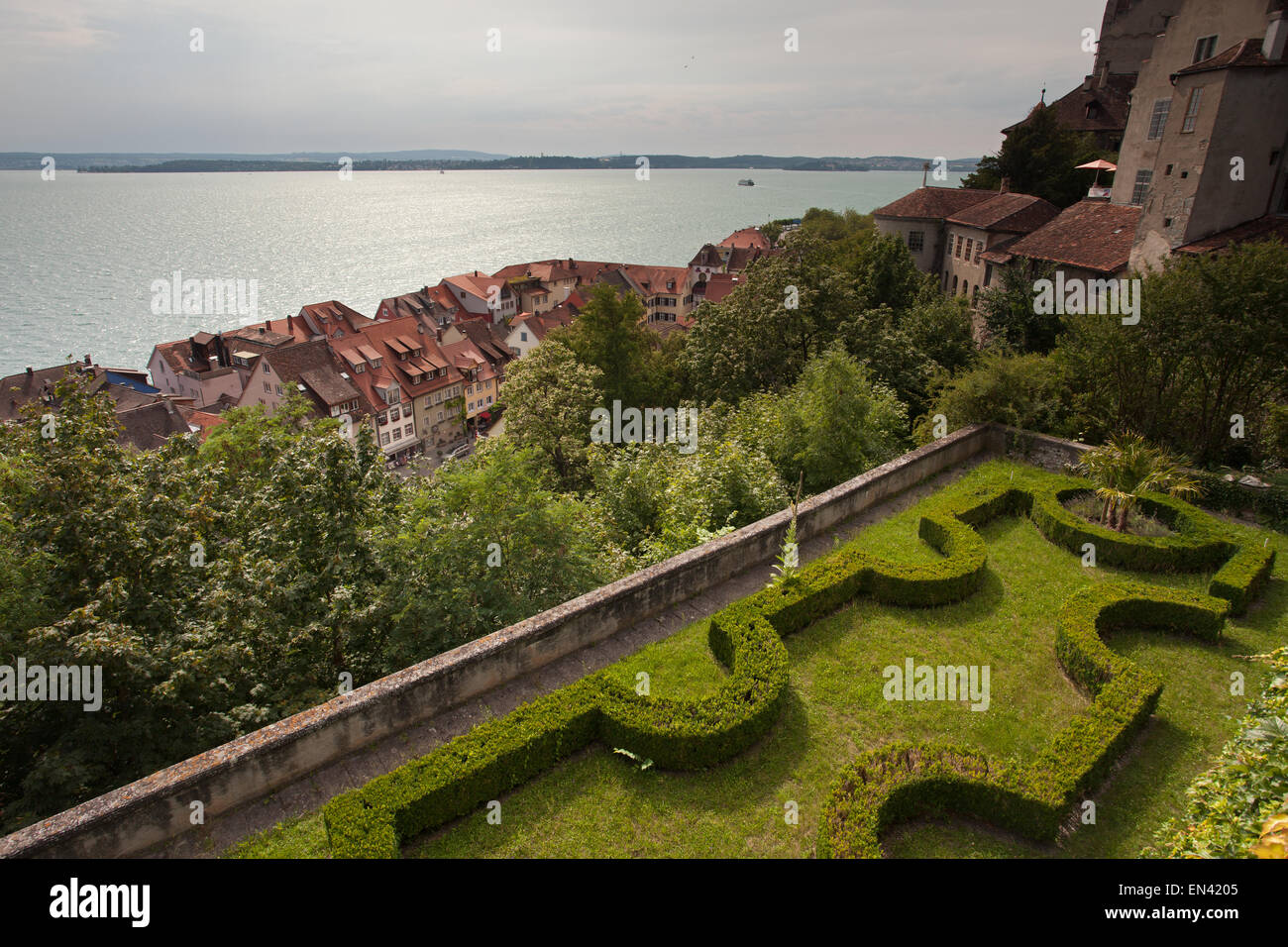 Meersburg Castle Gardens Stock Photo - Alamy