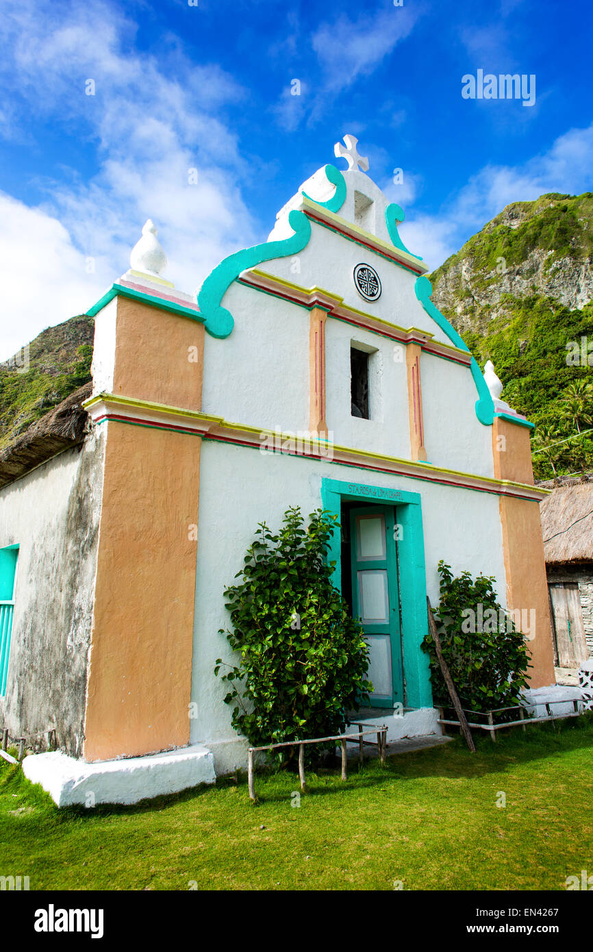 The Santa Rosa de Lima Chapel in the village of Chavayan, island of ...