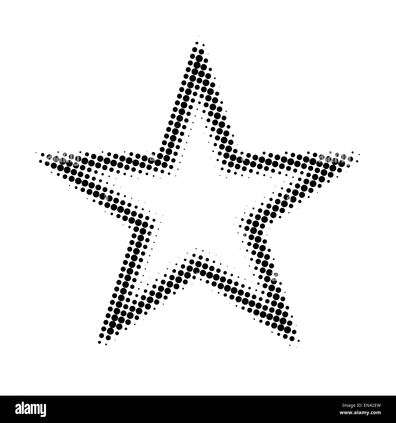 Halftone star hi-res stock photography and images - Alamy