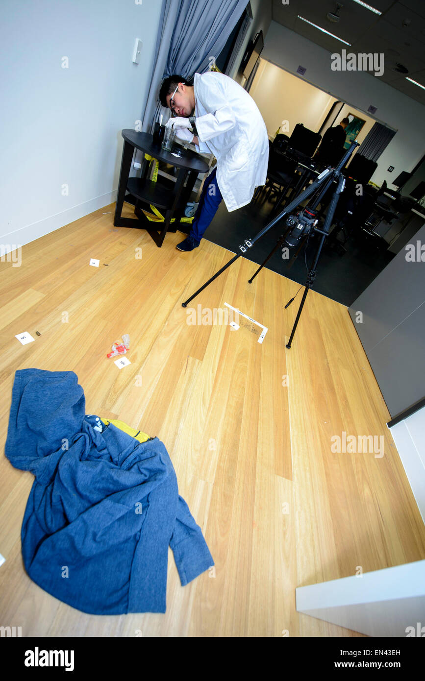 Simulation crime scene hi-res stock photography and images - Alamy