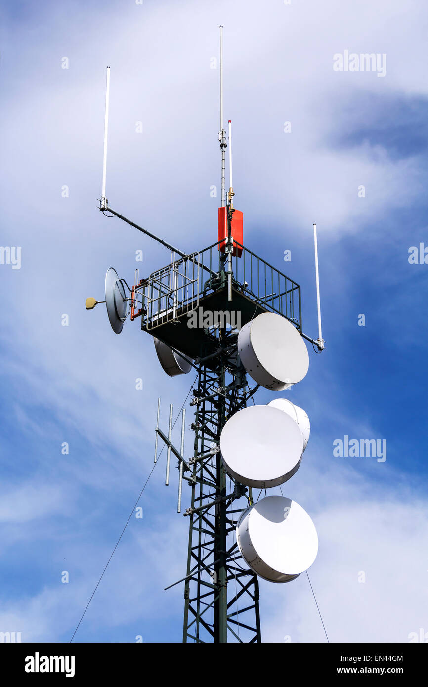 Mobile communication tower hi-res stock photography and images - Alamy